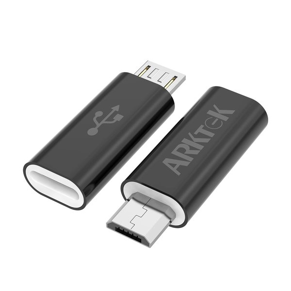 ARKTEK Micro USB to USB C Adapter, Type C Female to MicroUSB Male ...