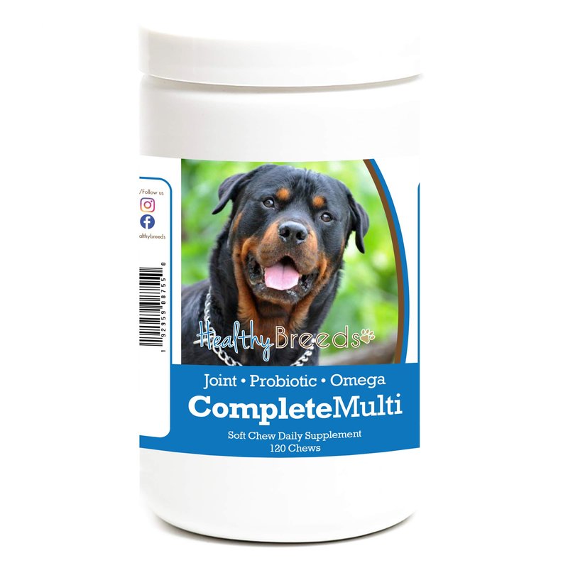 Healthy Breeds Rottweiler All in One Multivitamin Soft Chew 120 Count ...