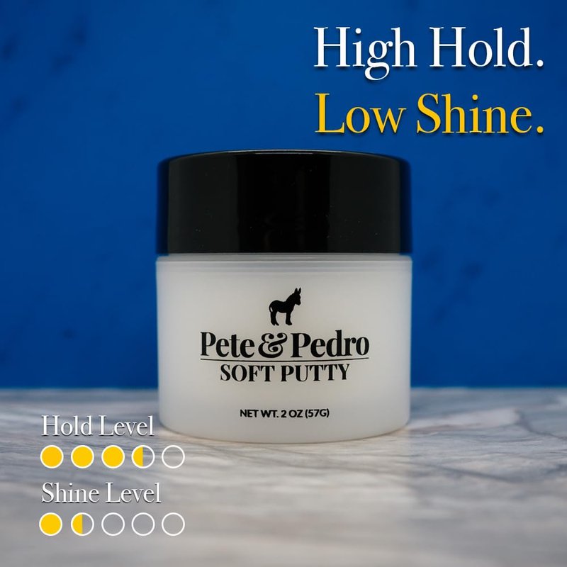 Pete & Pedro SOFT PUTTY - Hair Putty for Men | Strong Hold and Matte ...