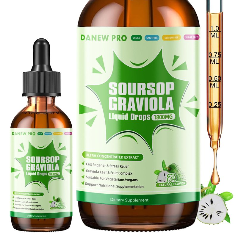 Soursop Graviola Leaf Extract Liquid Drop for Cell Support ...