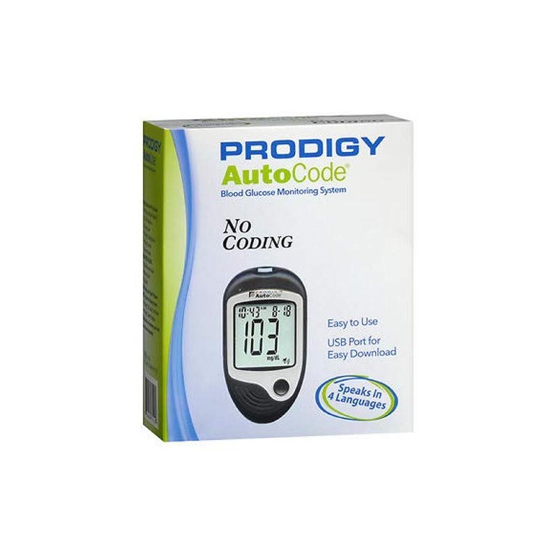 Diagnostic Devices Prodigy Autocode Talking Blood Glucose Monitoring ...