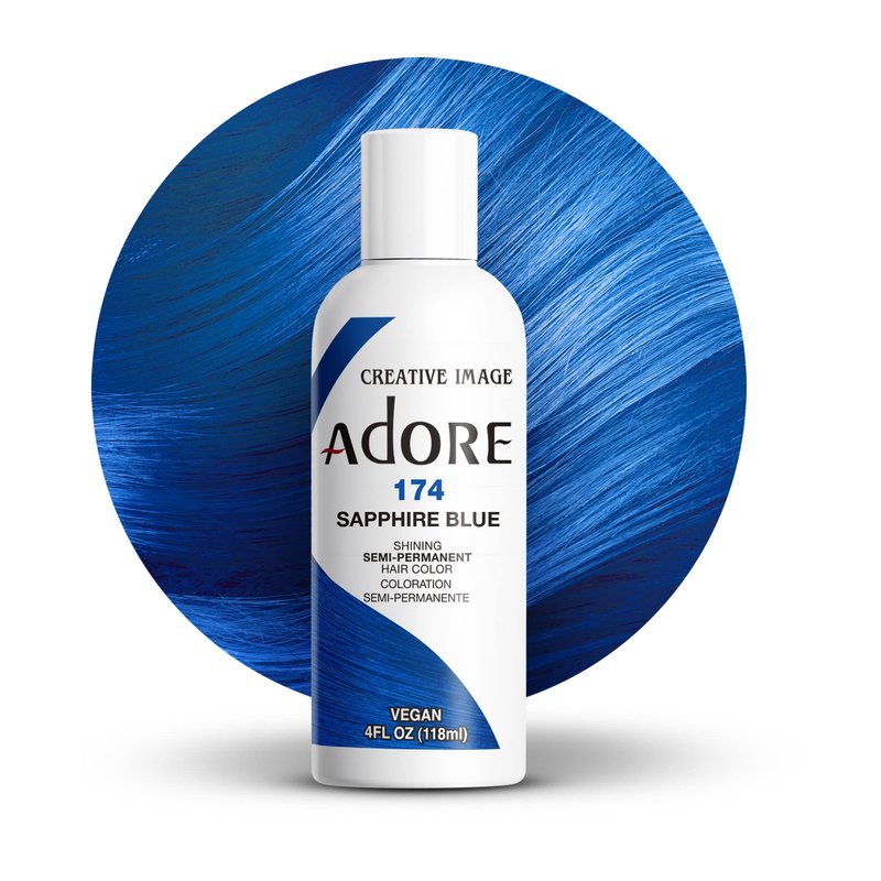 Adore Semi Permanent Hair Color - Vegan and Cruelty-Free Hair Dye - 4 ...
