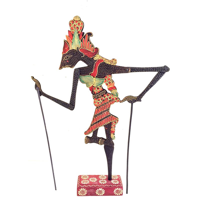 OMA Traditional Shadow Puppet from Bali Hand Crafted from Batik ...