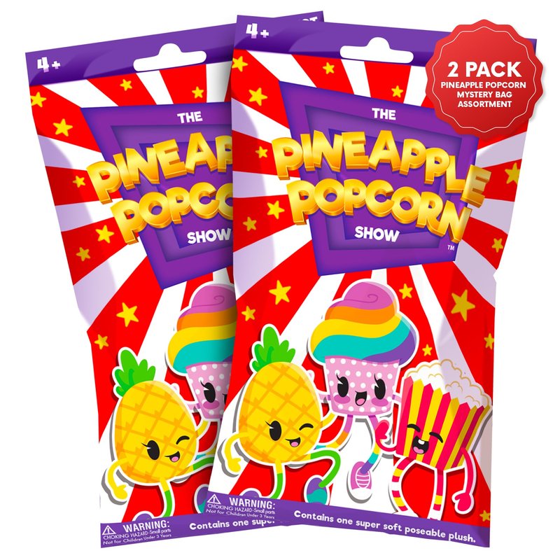 The Pineapple Popcorn Show, Mystery Assortment A 2-Pack | Mini Figures ...