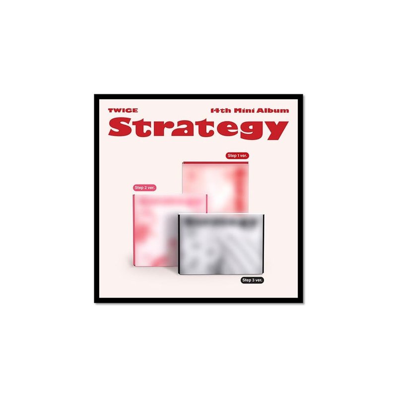 TWICE STRATEGY 14th Mini Album Step Version.3 CD+PhotoBook+5p ...