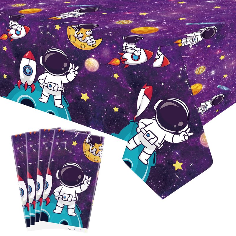 Obussgar 4 Pieces Space Party Decorations, Solar System Birthday Party ...