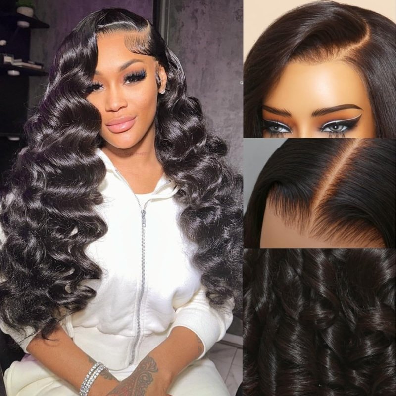 Nadula Bye Bye Knots Wig Body Wave 7x5 Invisible Knots HD Lace Front ...