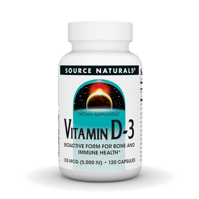 Source Naturals Vitamin D-3 Bioactive Form for Bone & Immune Health ...