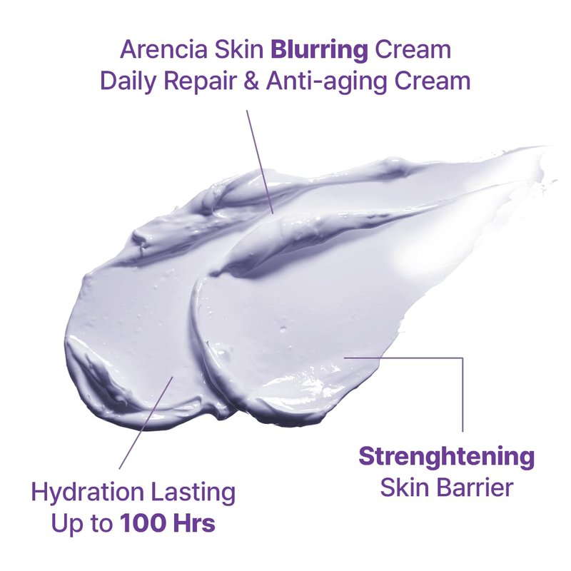 ARENCIA Hyssop Blurring Cream, Intense Collagen Face Moisturizer ...