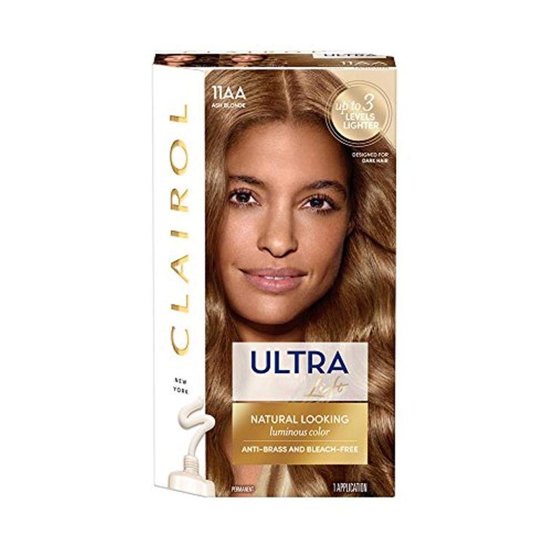 Clairol Nice'n Easy Ultra Lift Permanent Hair Dye, 11AA Ash Blonde Hair ...