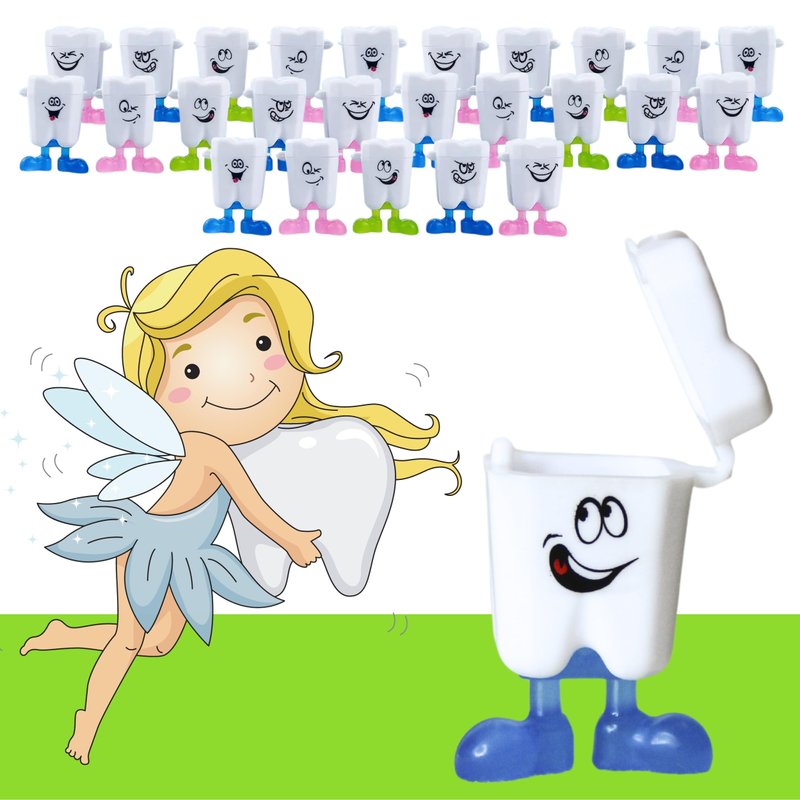 25PCS Lost Teeth Saver Necklace – Multicolor Tooth Boxes for Lost Teeth ...