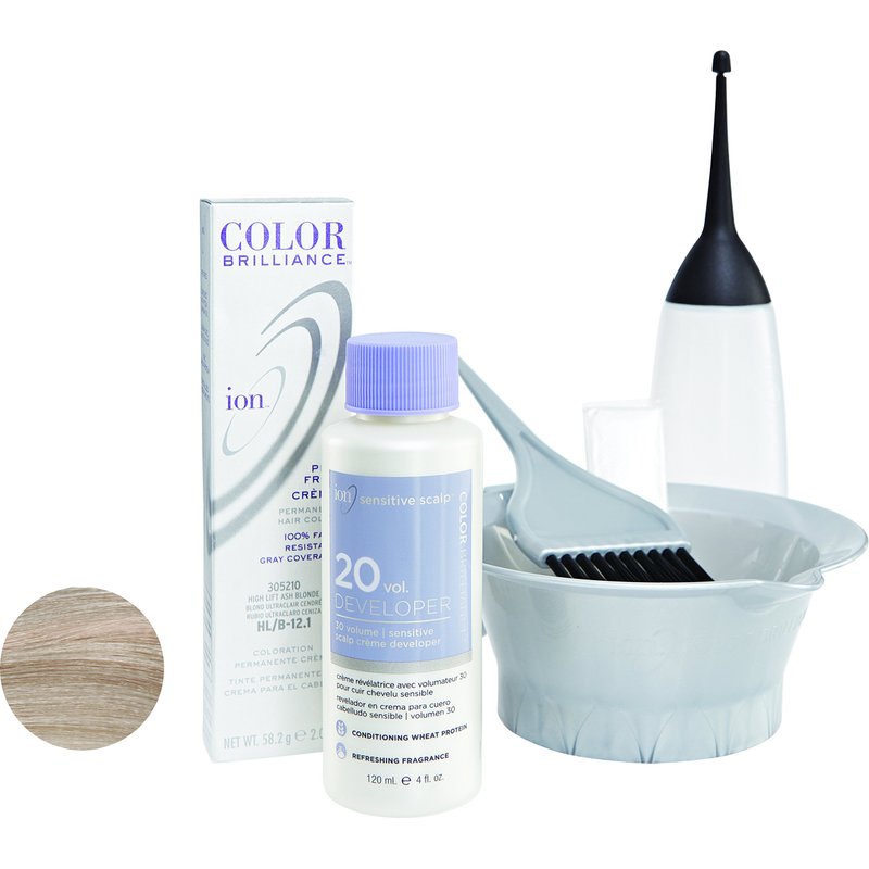 Ion Ash Blonde Permanent Creme Hair Color HL-B Hi Lift - Everymarket