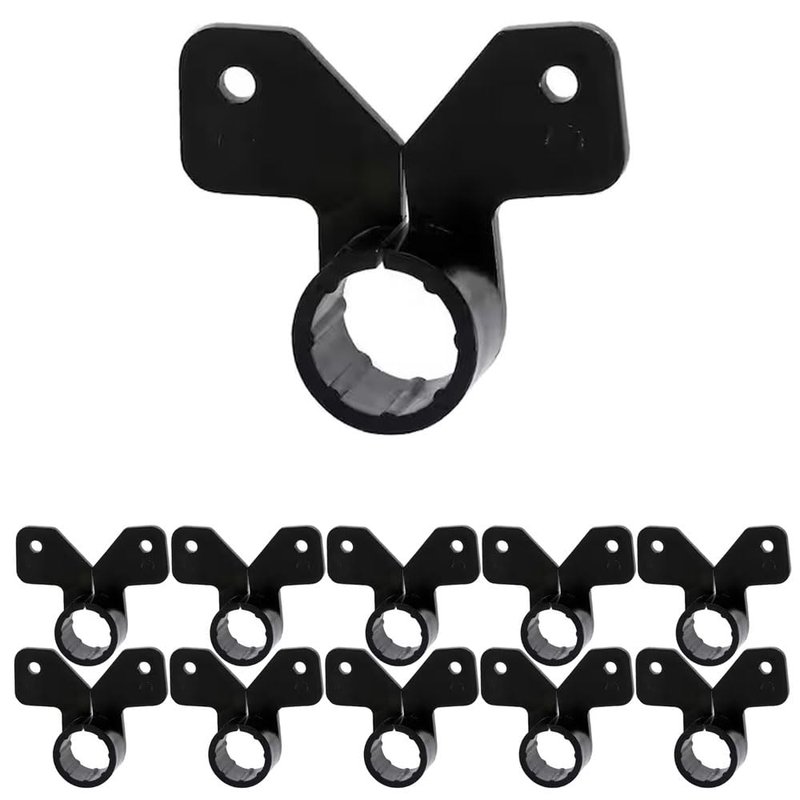 200 Pack TMKOOL 1/2 inch Suspension Butterfly Pipe Clamp Plastic ...