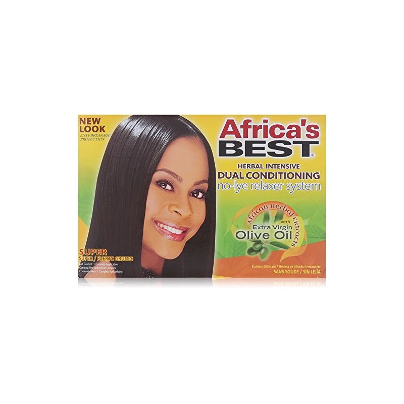 Africa's Best Super No-lye Dual Conditioning Relaxer System by Africa's ...