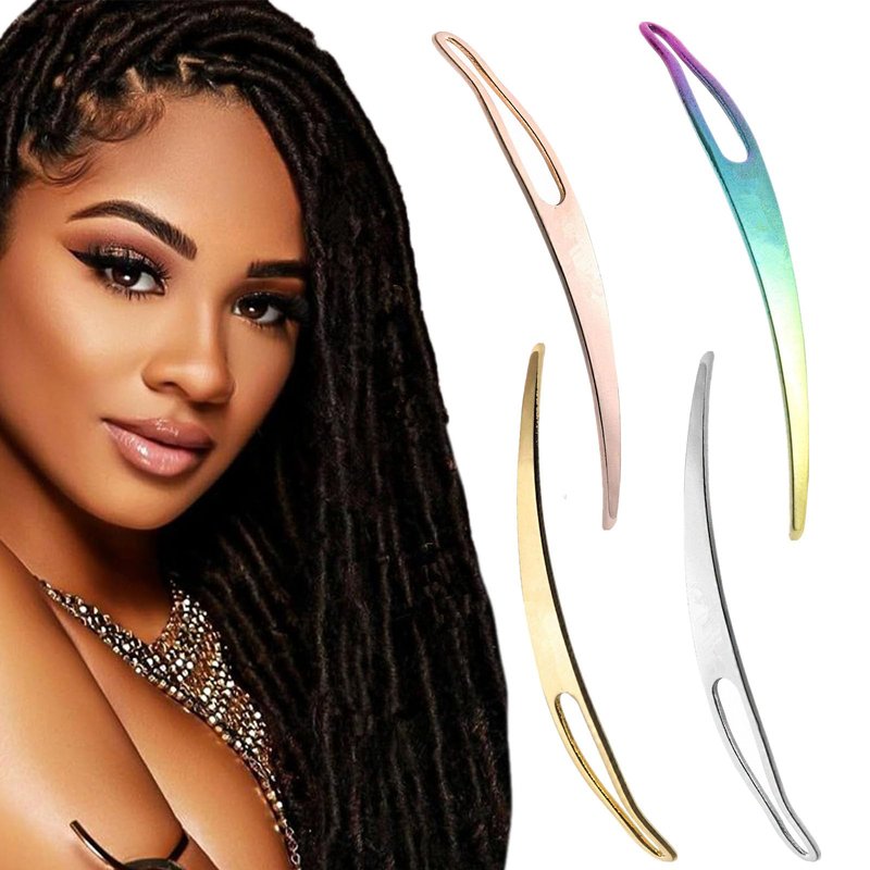 4Pcs Interlocking Tool for Locs, Metal Sisterlocks Interlocking Tool ...