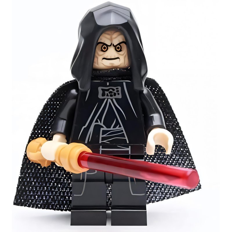 LEGO Star Wars: Emperor Palpatine Minifigure with Red Lightsaber and ...