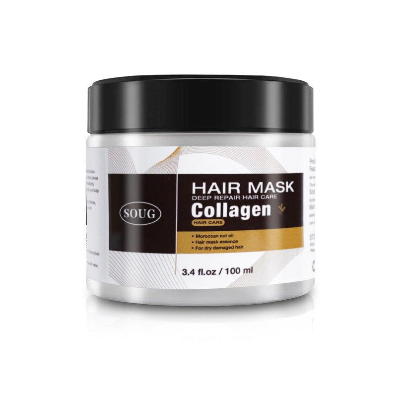 Karsell Collagen Hair Mask for Damaged Hair - Argan Oil Deep Repair ...