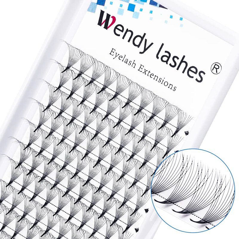 Premade Volume Fans Eyelash Extensions 10D Short Stem Volume Lash ...