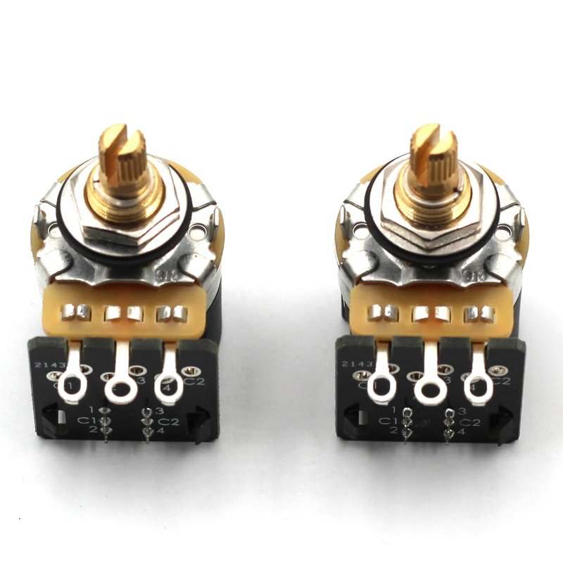 CTS 500K Push Pull Short Shaft Audio Taper Potentiometers - Pair (2X ...