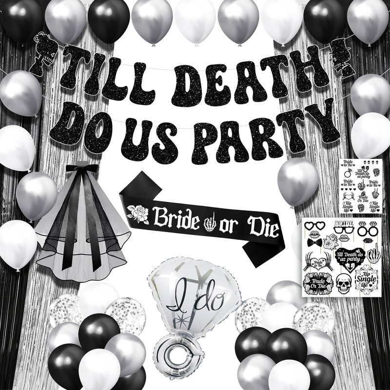 Till Death Do Us Party Bachelorette, 65 Pcs Til Death Do Us Party ...