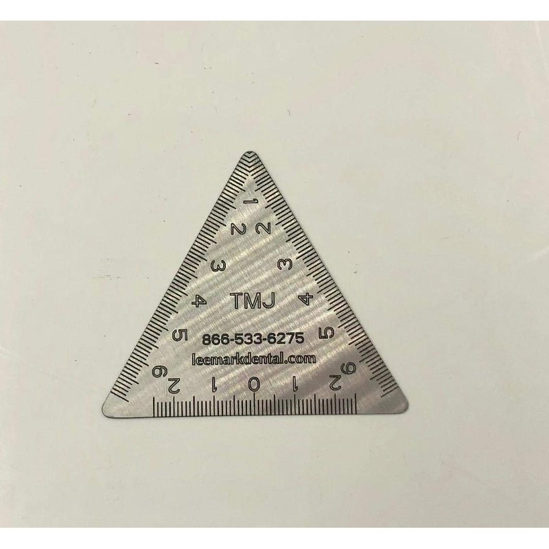 Stainless Steel Dental TMJ Triangular Ruler Instrument - Everymarket