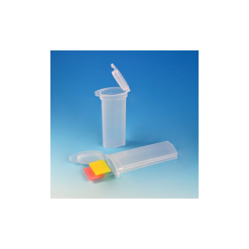 Globe Scientific 513061 Polypropylene Slide Mailer with Flip Top Lid ...