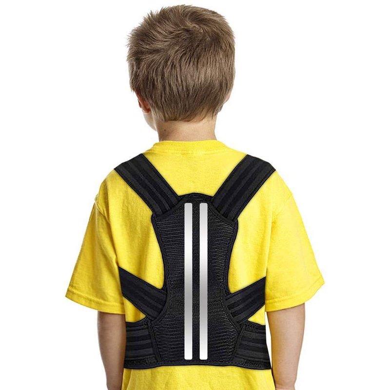 Back Posture Corrector for Kids and Teens, Adjustable Upper Back Brace ...
