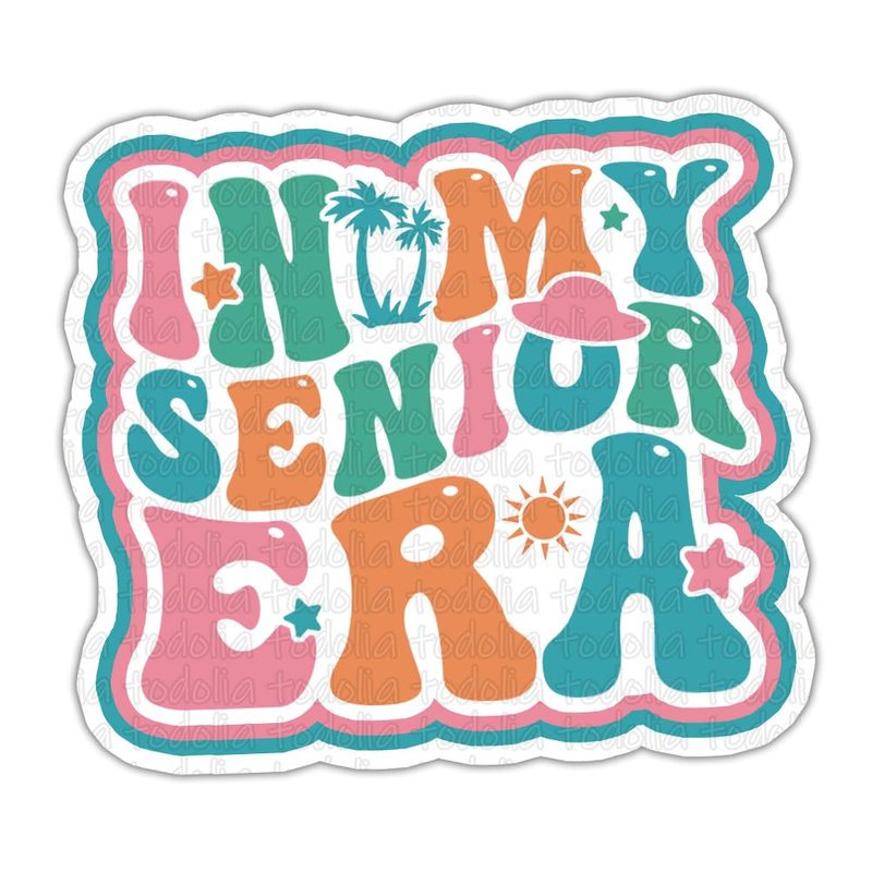 TODOLIA in My Senior Era Sticker Senior 2025 Decal Highschool College ...