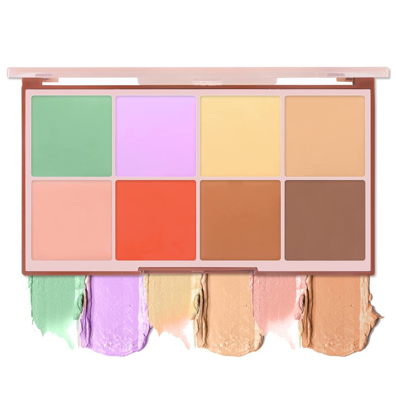 Face Color Corrector Palette, 8 Colors Correcting Contour Cream Makeup ...