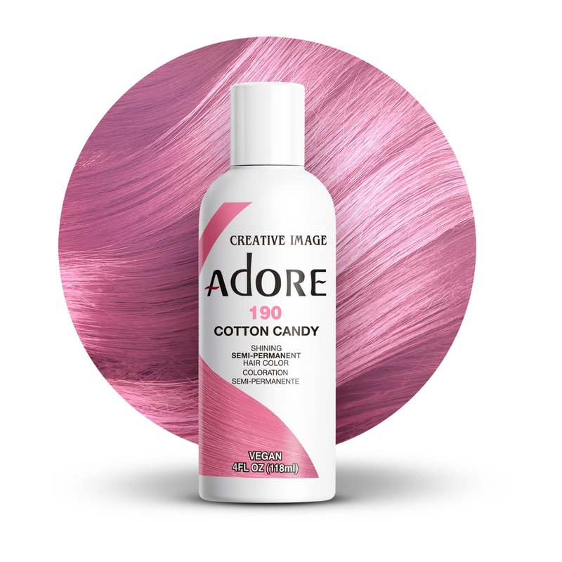 Adore Semi Permanent Hair Color - Vegan and Cruelty-Free Pink Hair Dye ...