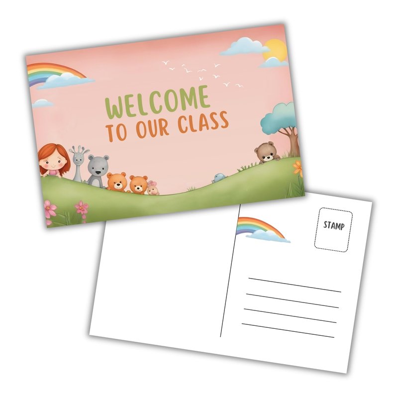 Mie Creations 50 Welcome to Class Postcards for Students, 4x6 inch ...