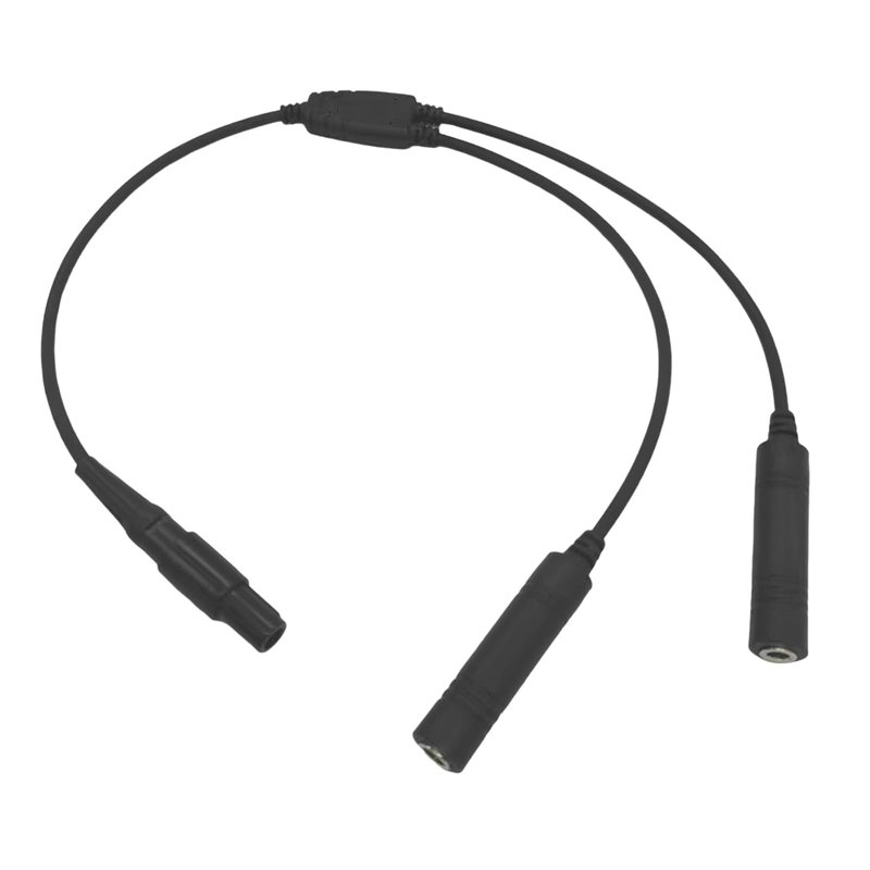 HELETUL U174 Adapter 6 Pin GA Headset Headphone Adaptor Cord Aviation ...
