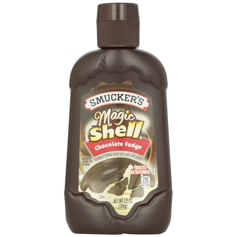 Smucker's, Magic Shell, Ice Cream Topping, Chocolate Fudge, 7.25oz ...