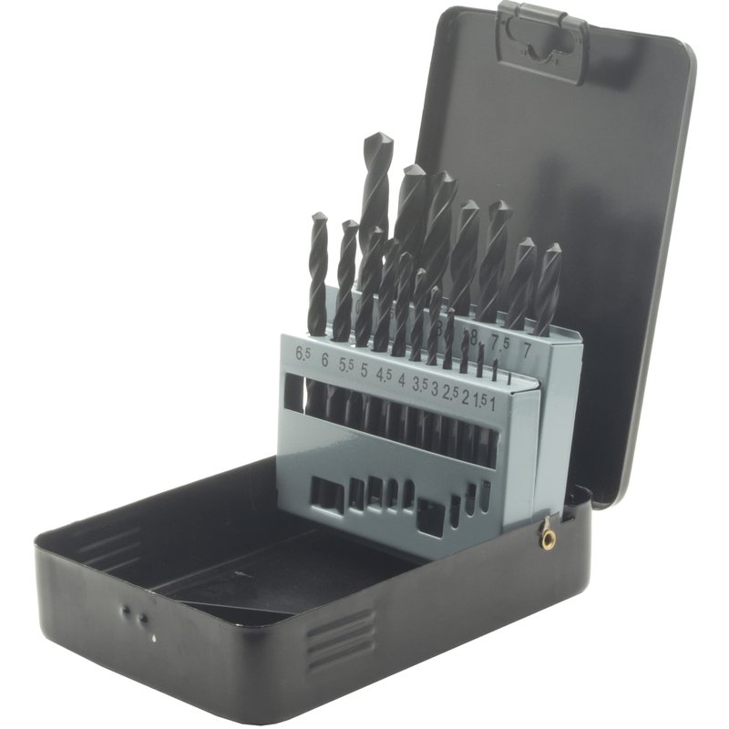 KRINO 01016305聽HSS Bits Bit for Iron, Set 19聽Pieces, Steel - Everymarket