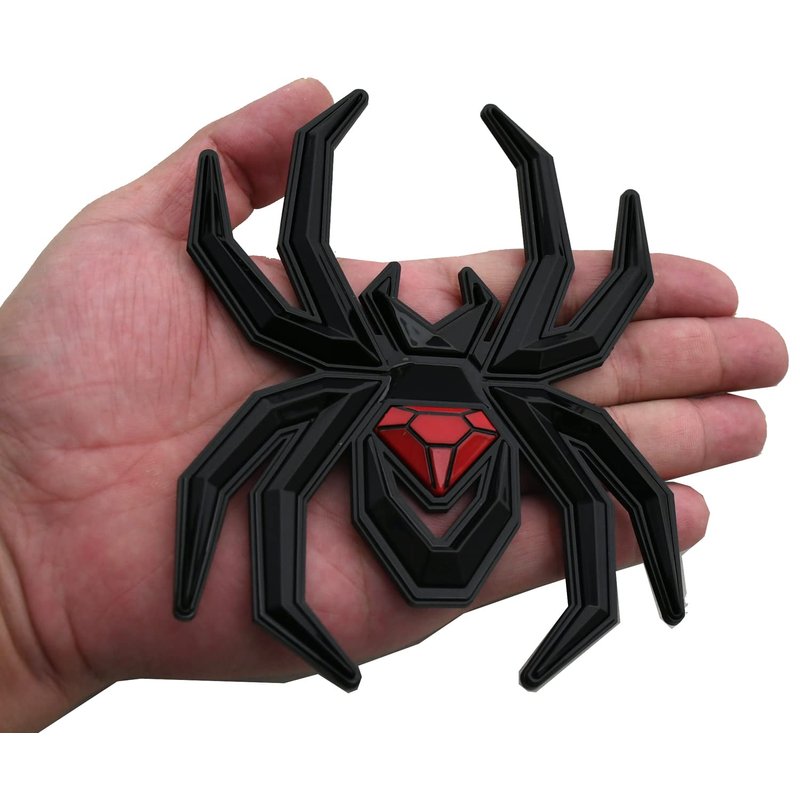 1pc Custom New Spider Emblems 3D Fender Rear Door Badges Sticker ...