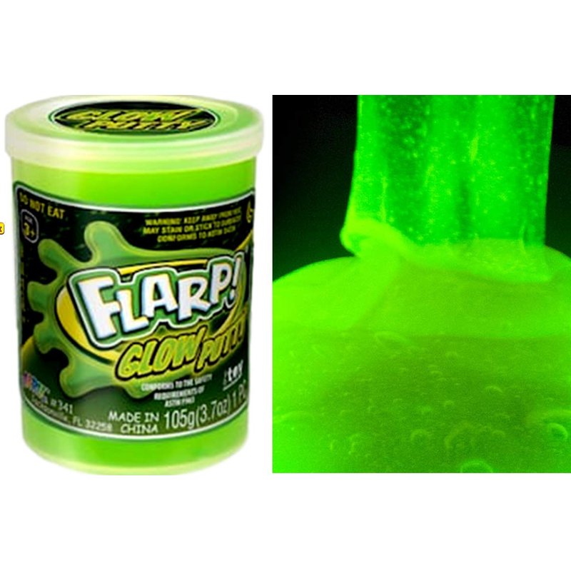 Flarp Putty Glow in The Dark Scented Noise Putty (1 Unit Assorted Color ...