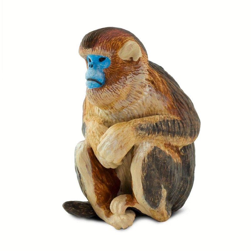 Safari Ltd. Snub Nosed Monkey Figurine - Detailed 2.5" Plastic Model ...