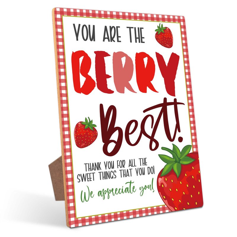 Strawberry Appreciation Sign, You are the Berry Best, Appreciation Week ...