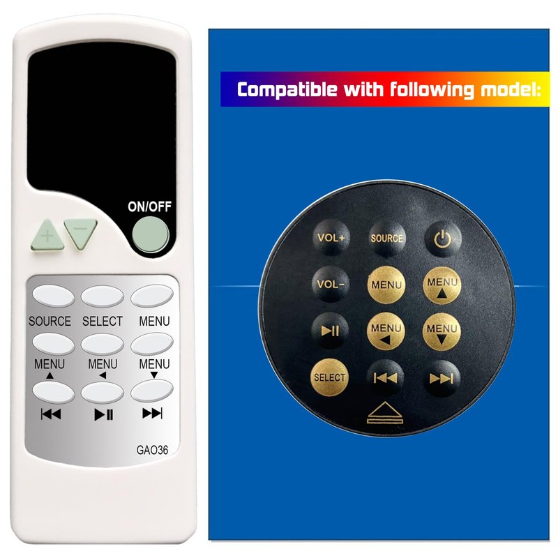 Replacement Remote Control for Altec Lansing Octiv Duo Speaker Dock ...