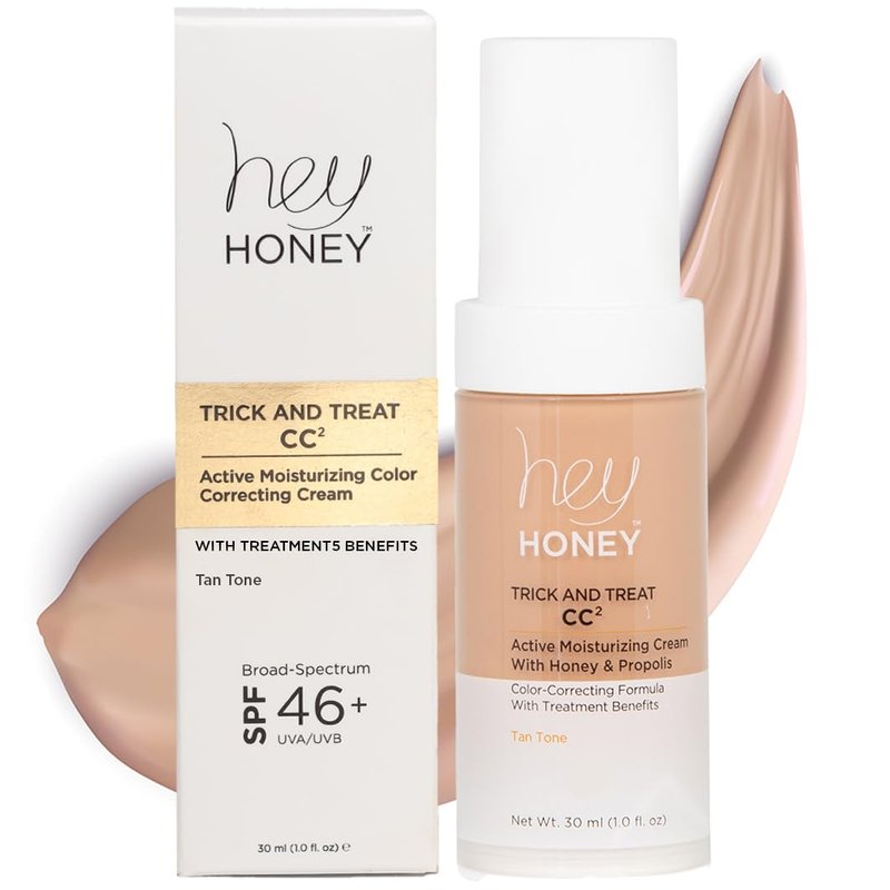 Hey Honey Trick and Treat CC² Cream SPF 46 | Active Moisturizing Color ...