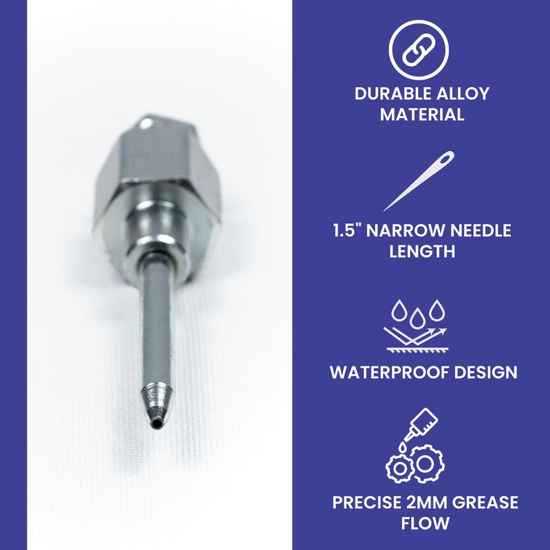 Grease Needle Nozzle - Needle Nose Grease Dispenser - Grease Gun ...