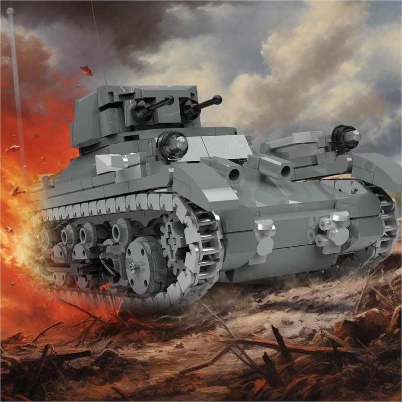 amireed WW2 Army Panzer I Tank Toys Building Blocks Set, German Panzer ...