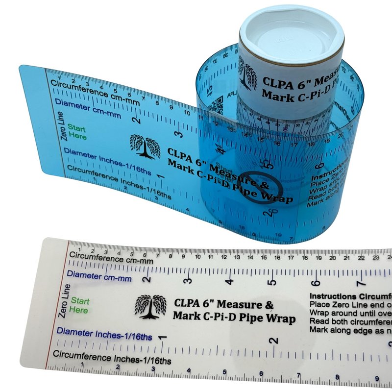CLPA 6" Diameter Measure & Mark C-Pi-D Pipe Wrap Around - A Pipe ...