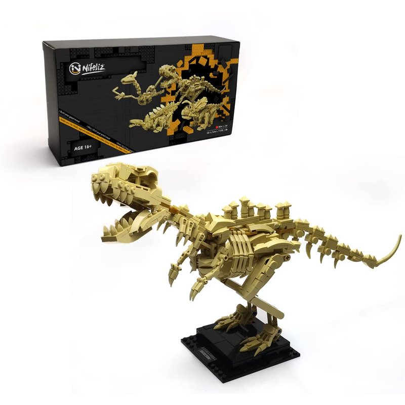 Nifeliz Dinosaur Fossils Building Kit (Tyrannosaurus Rex, 523pcs ...