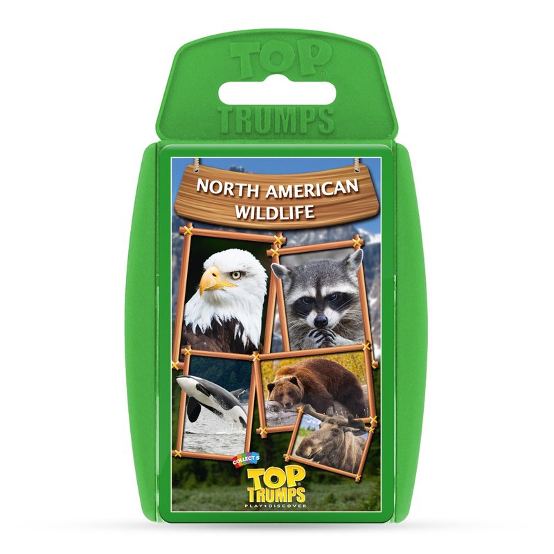 North American Wildlife Top Trumps Card Game - Everymarket