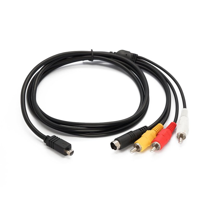Composite AV Cable Adapter (HY029) for Sony Handicam DCR-IP, DCR-DVD ...