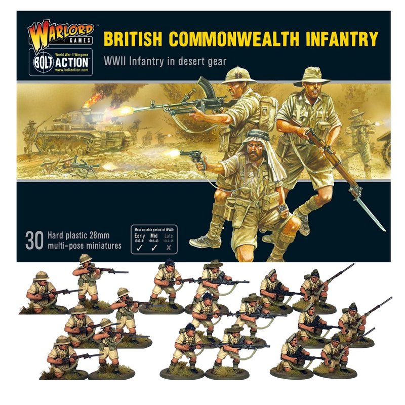 Wargames Delivered Bolt Action Miniatures - British Commonwealth ...