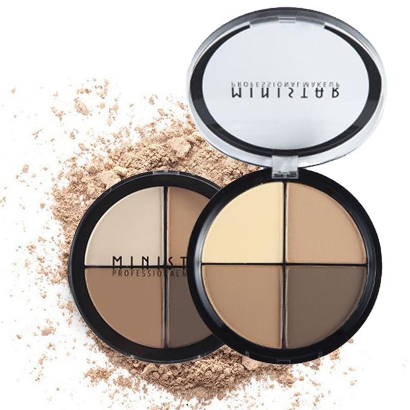 Contour and Highlight Palette Powder Contour Kit Concealing ...