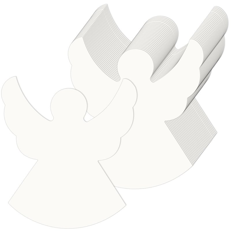 360 Pcs Angel Cutouts Paper Angel Shapes White Christmas Angel Shaped ...