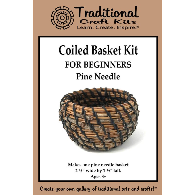 Traditional Craft Kits Coiled Basket Kit Beginners - Pine Needle ...